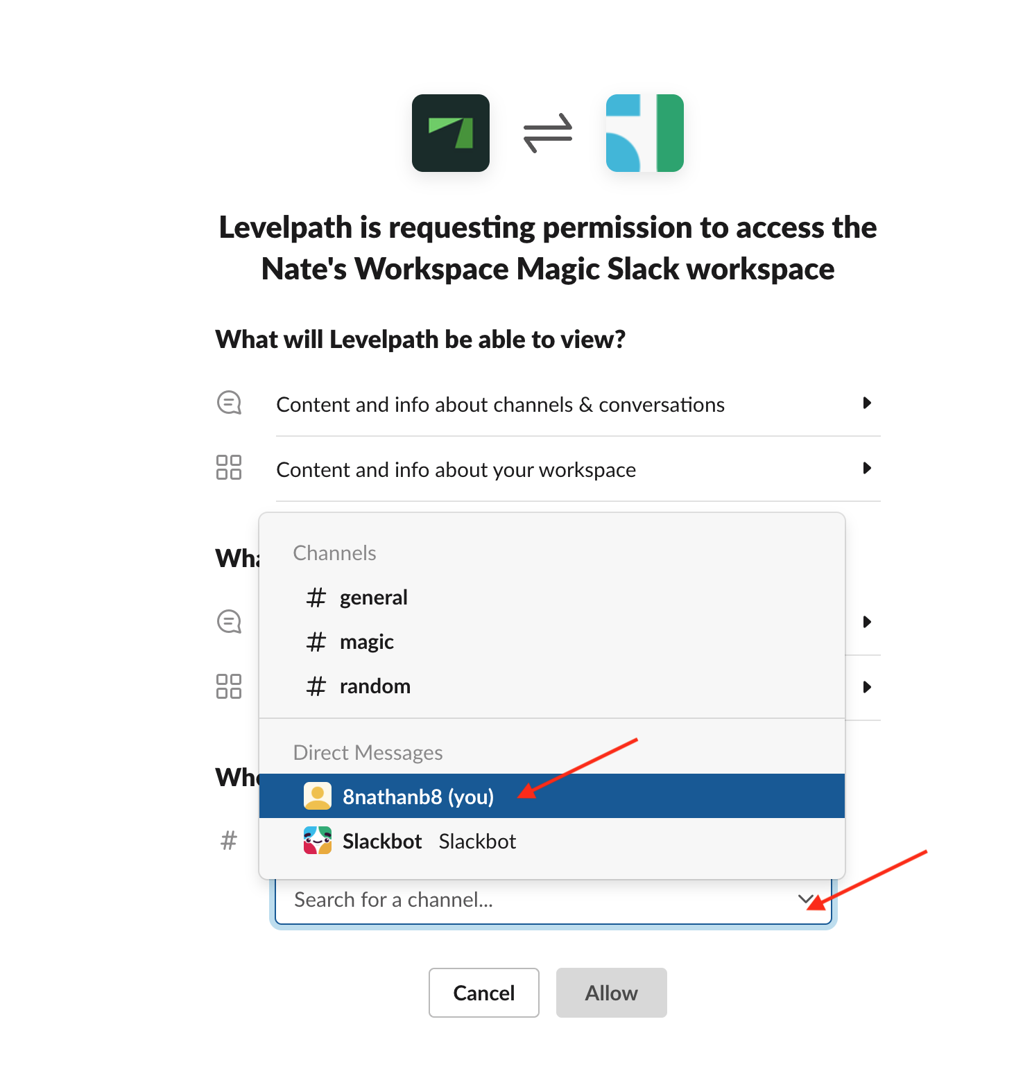 Slack Connector – Levelpath