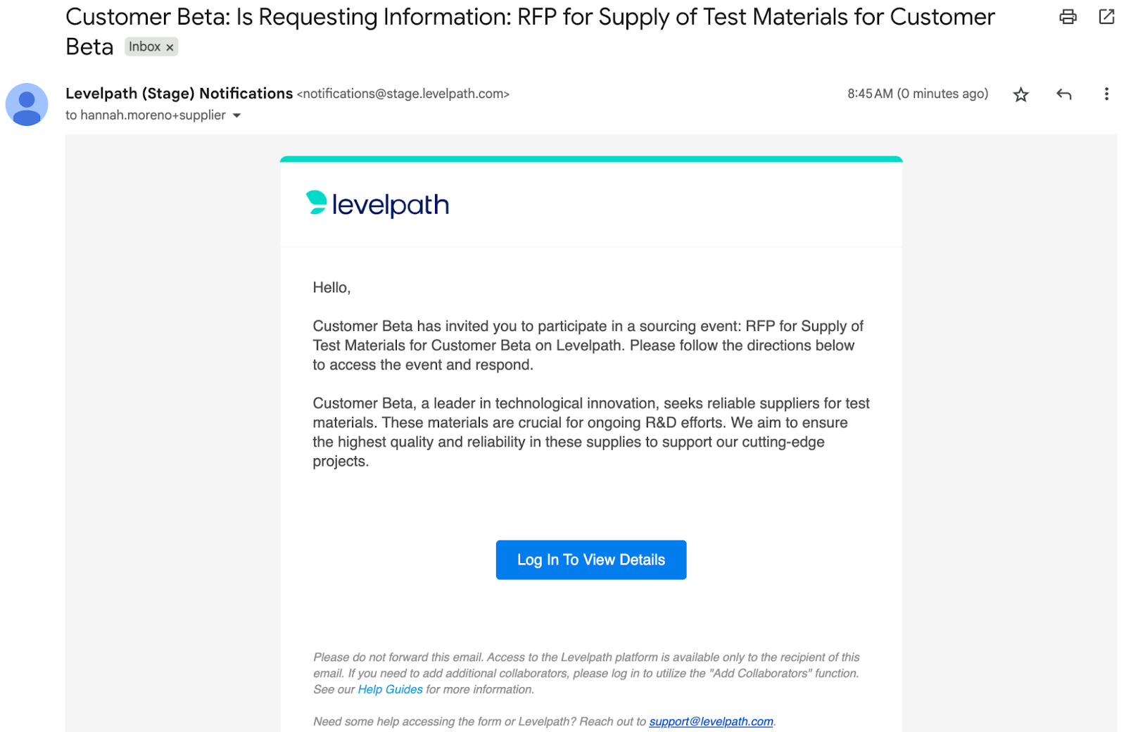 Supplier Hub Walkthrough Guide – Levelpath